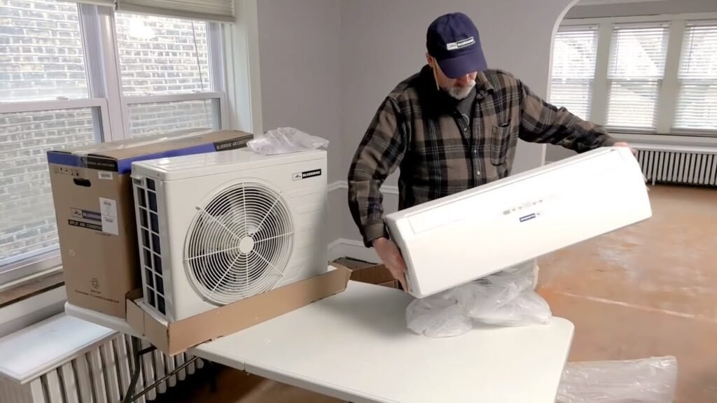 How to Install a Ductless Mini Split AC Unit - AC Mini Split Heat Pump ...